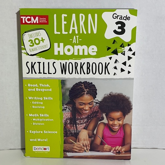 Teacher Created Materials | Other | Grade 3 At Home Paperback Skills ...